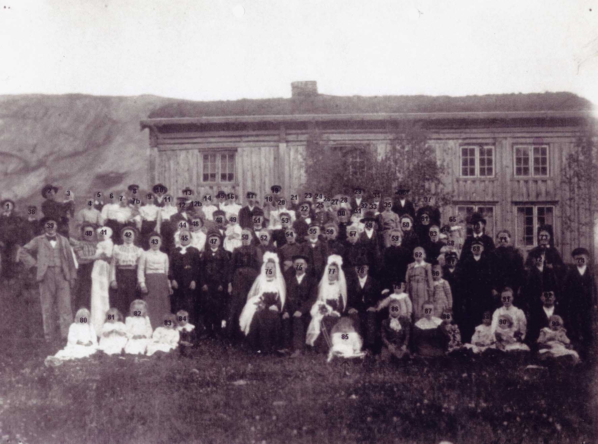 Dobbeltbryllup på Elvegård. Dobbelt bryllup for søstrene Laura og ...