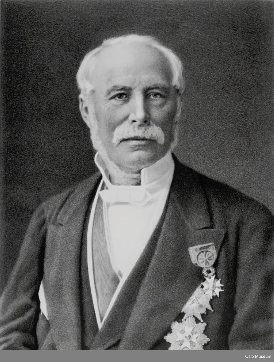 Portrett av professor Ole Jacob Broch [litografi] - Oslo Museum ...