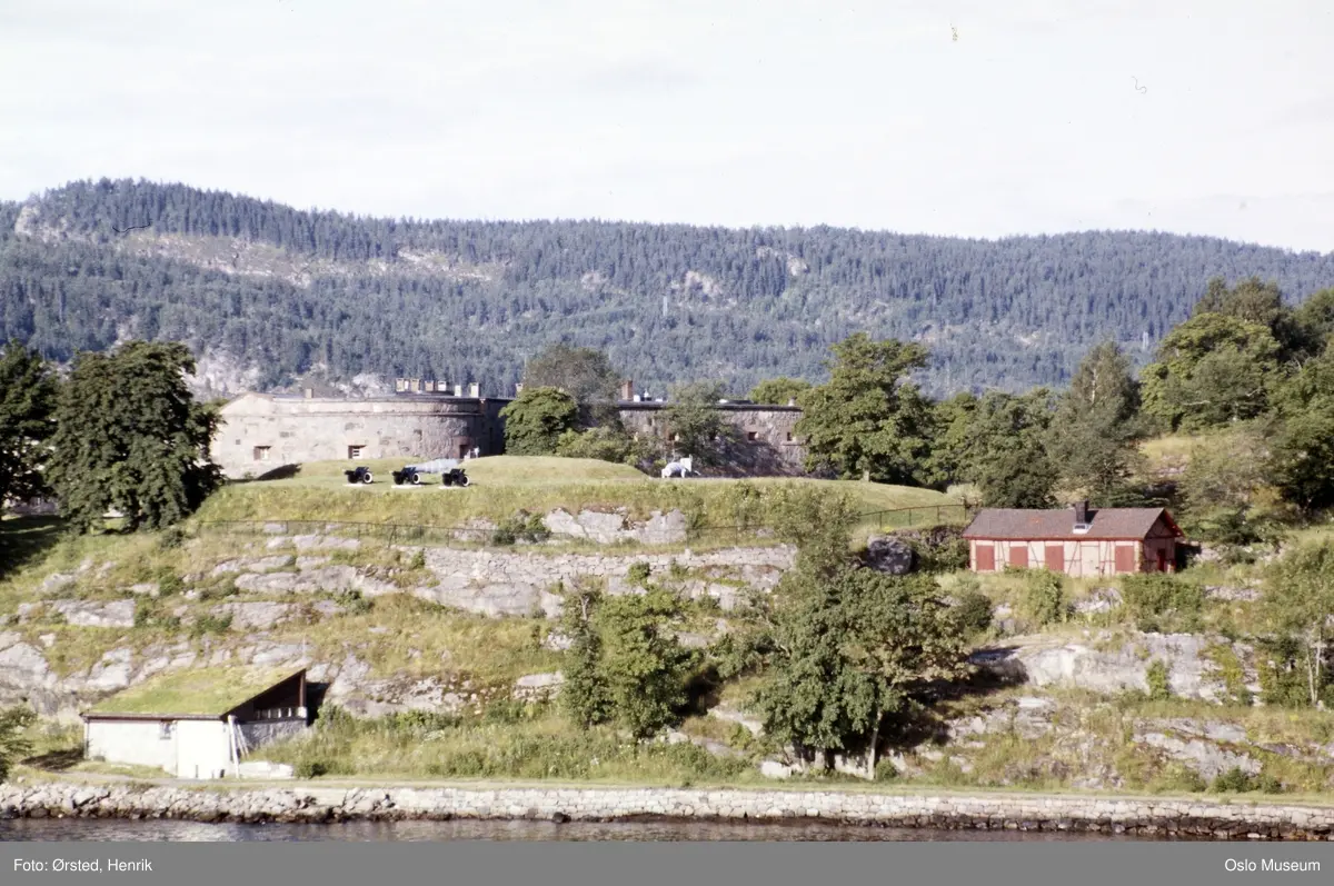 Oscarsborg festning. - Oslo Museum / DigitaltMuseum